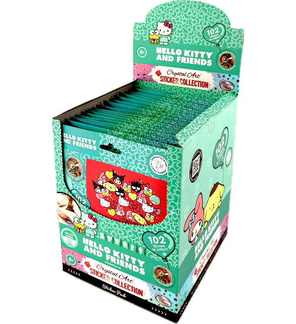Craft Buddy Hello Kitty And Friends Crystal Art Sticker - Box z 20 ...