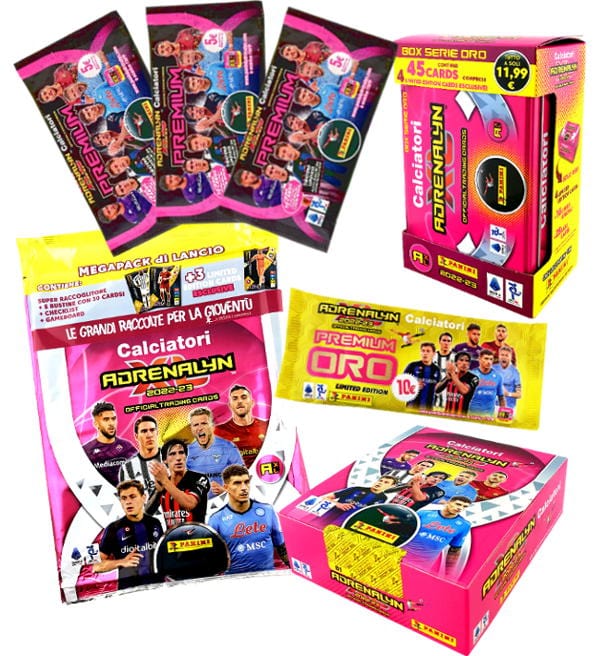 Panini Calciatori Adrenalyn XL 2022-23 - Mega-Bundle, Stickerpoint Panini Calciatori Adrenalyn XL 2022-23 - Mega-Bundle, Stickerpoint