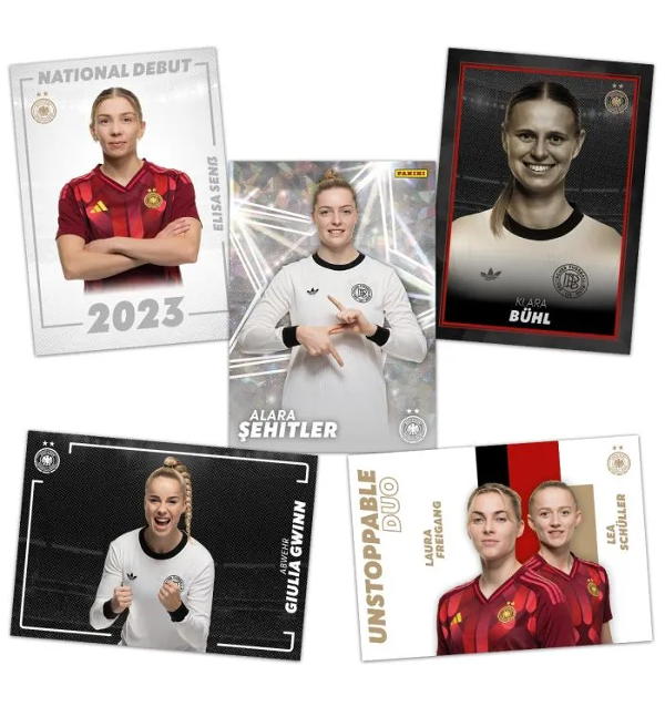 Panini DFB WOMEN Team-Set 2025 Trading Cards - Sealed Box, Stickerpoint