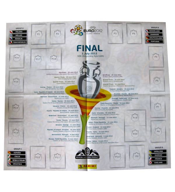 Album Panini Euro 2012 - Szwajcaria Edycja Platynowa, Stickerpoint Album Panini Euro 2012 - Szwajcaria Edycja Platynowa, Stickerpoint