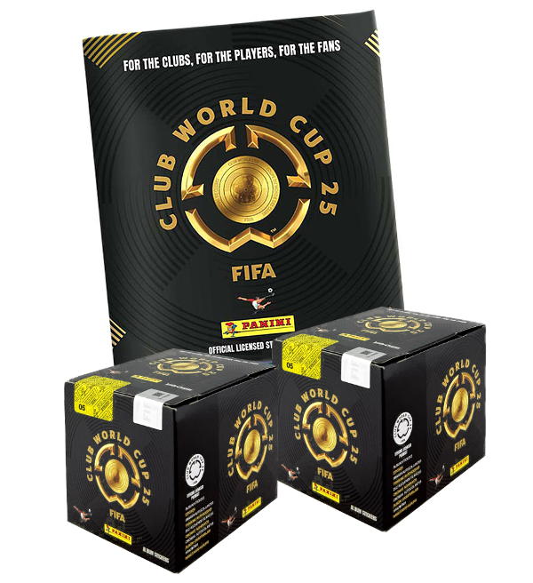 Naklejki Panini FIFA Club World Cup 2025 - Album + 2 box (=100 saszetki ...