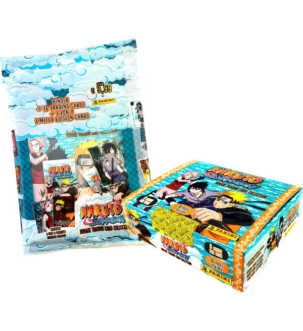Panini Naruto Shippuden Hokage Trading Cards - Starter Pack + box ...