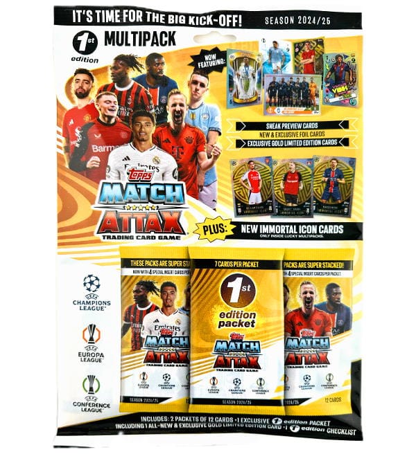 Topps UCC Champions League Match Attax 2024/25 - 1st Edition Multipack, Stickerpoint